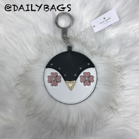kate spade | Accessories | Kate Spade Frosty Penguin Black White ...